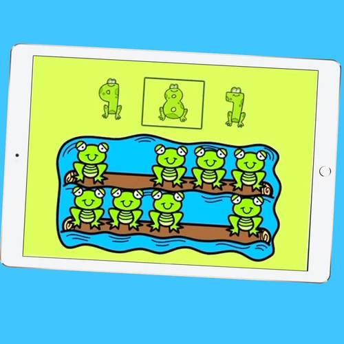Find the numbers 0 to 9 Boom cards Frogs in the pond by LOL - Life of ...