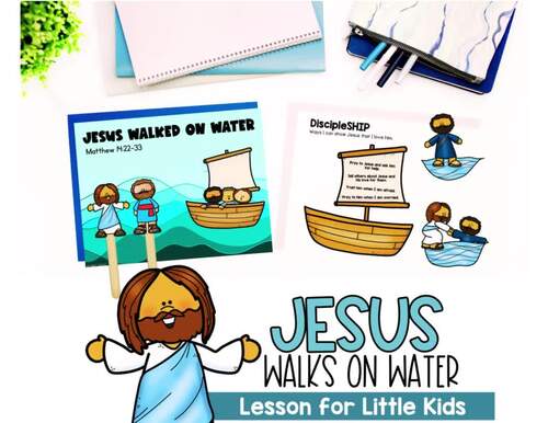 Sunday School Lessons | Jesus Walks on Water Crafts and Activities
