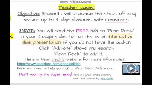 Mixed Numbers and Improper Fractions Pear Deck™ and Nearpod™ lesson