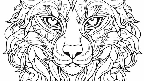 adult coloring pages mandala animals