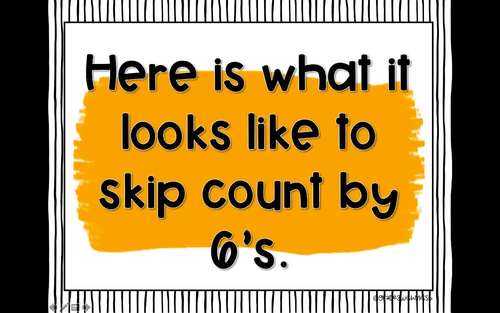 Skip Counting by 6's NO PREP PowerPoint by Grade 3 with Miss B | TPT