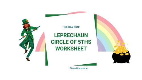 Leprechaun Circle of 5ths Worksheet intermediate theory by Piano ...