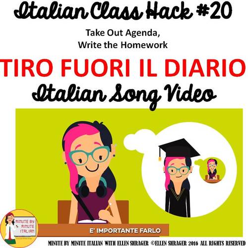 Italian Transition Video Write Down HW for CI TCI TPRS 90% Target Language