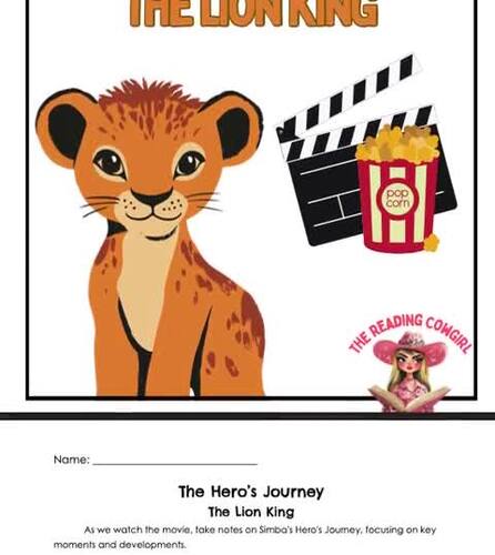 The Hero’s Journey in The Lion King (Movie Notes, Creative Activities ...