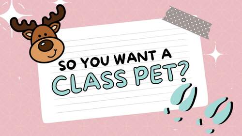 Moose Class Pet Journal *Editable by Ms Jenessas Desk | TPT
