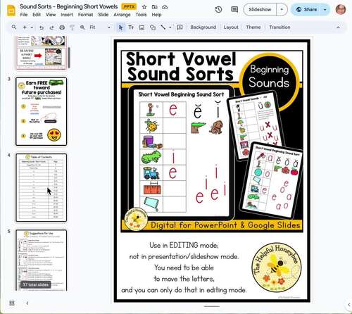 Interactive Digital Sound Sorts: Beginning Short Vowel Sounds | TPT