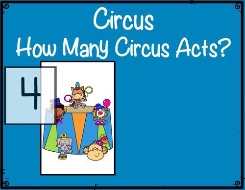 Circus Counting Games: How Many Circus Acts? Numerals & Number Words