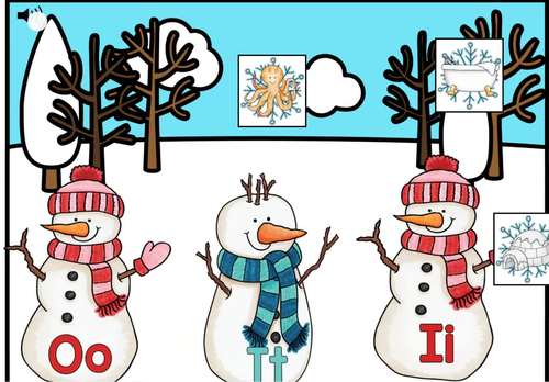 Boom Cards | Winter Phonemic Awareness | Beginning | Middle | Ending Sounds