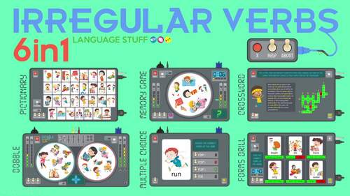 Irregular Verbs 6in1 PowerPoint Presentation by Language Stuff | TPT