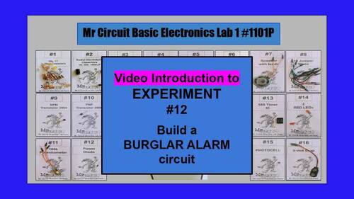 Mr Circuit Science Electronics Exp. 12 - “BUILD A BURGLAR ALARM CIRCUIT”