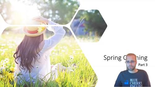 ESL Zero Prep PPT: Spring! Part 3: Spring Cleaning by BlueCherry ESL