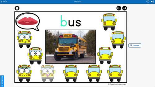 Early Speech Sounds Articulation Boom Cards by Speechie Adventures