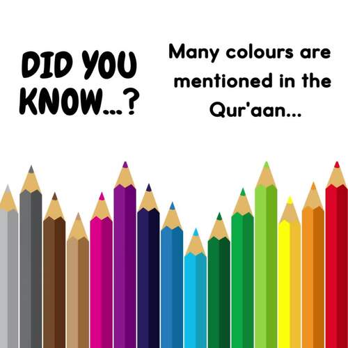 Arabic Colour Flashcards by ilmCards | TPT