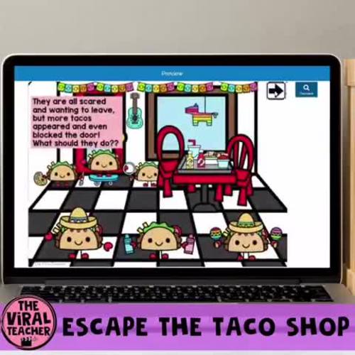 Cinco de Mayo Escape Room Activity | Escape the Taco Shop Boom™ Cards