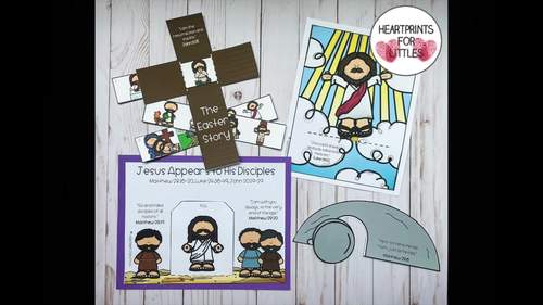 New Testament Bible Story Crafts Set 4-Easter Edition | TpT