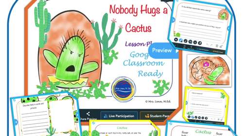 Nobody Hugs a Cactus Lesson by Mrs Lena | Teachers Pay Teachers