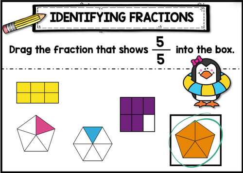Fractions of a Group Naming Fractions 3rd Grade Math Boom Cards & Task ...