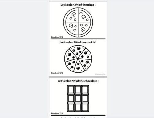 Visual Fractions Worksheets | Fraction Coloring & Writing Activities | Math