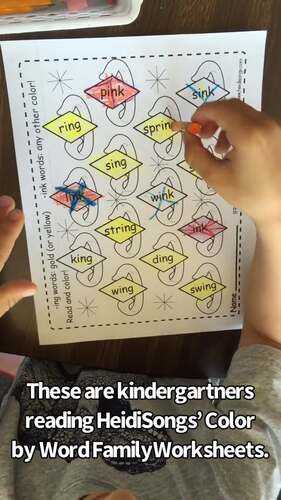 Color by Code Word Family | Color by Digraph Sh, Th, Ch | Color by ...