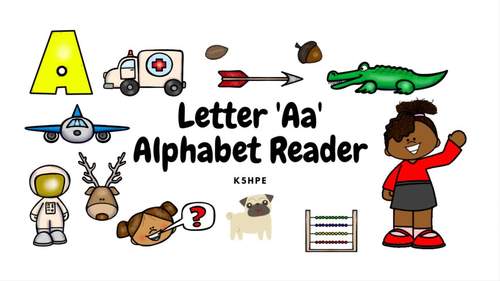 Letter 'Aa', Alphabet Reader, Voice-Over Video, Phonics, eBook | TPT
