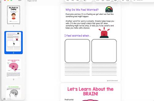 Calming/Worry Monsters (Self-Regulation/Social Emotional Learning/Feelings)