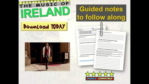 THE MUSIC OF IRELAND - Slides, Links, Music, and Handouts to study ...