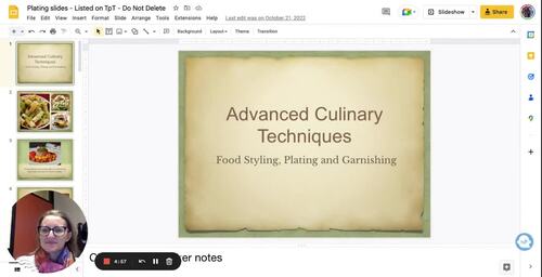 Plating Foods Bundle - Food Plating Unit Worksheets CTE TFJ TEKS FCS