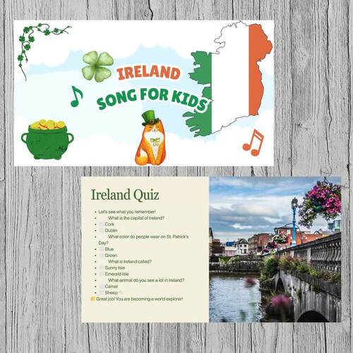 Ireland Country Study Bundle |Video, Song, Mini Book & Worksheets |K–3 ...