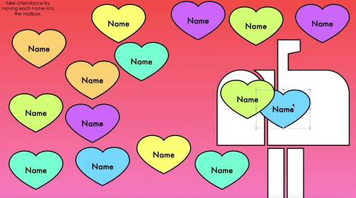 Valentine's Day Smart Board/Virtual Zoom Activities for Pre-K-1st