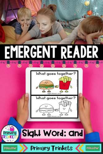 "AND" Emergent Readers Book by Primary Trinkets | TPT