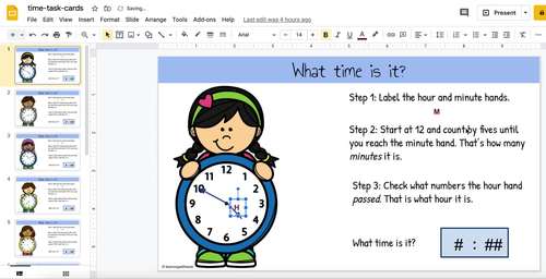 Telling Time to the Nearest 5 Minutes by Learning with Lexie | TPT