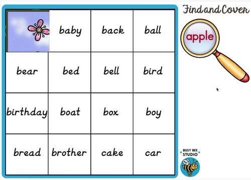 Sight Words Boom Cards Games Set 1 | Nouns by Busy Bee Studio | TPT