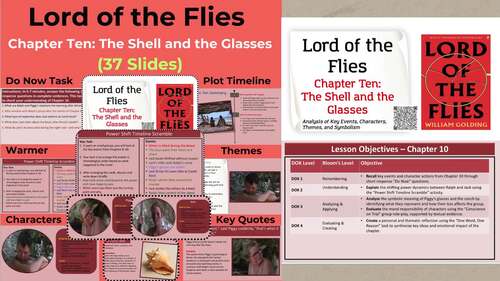 Lord of the Flies Chapter 10 PowerPoint (PPT) Summary and Analysis