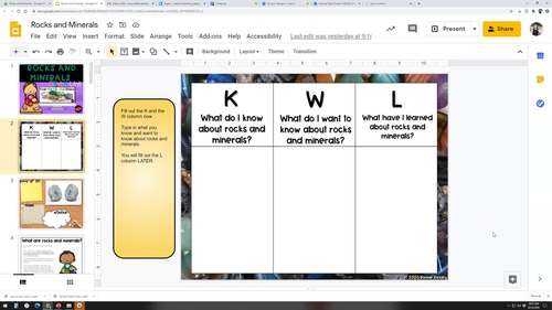 Rocks and Minerals - Digital Bundle for Google Slides - Distance Learning