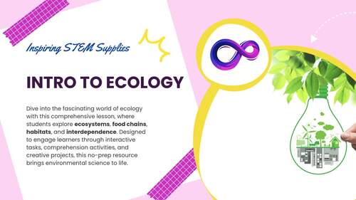 Intro To Ecology Workbook & Activities | Comprehensive Lesson with ...
