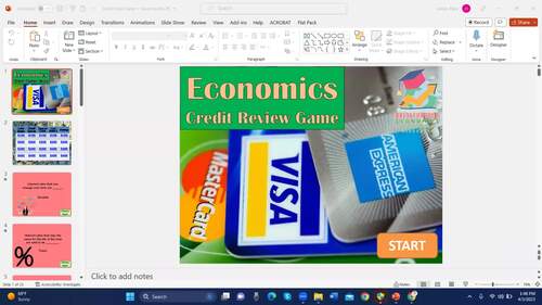Credit and Lending Review Game for High School Economics | TPT