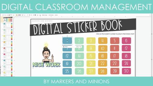 Digital Sticker Book for Classroom Management | TPT
