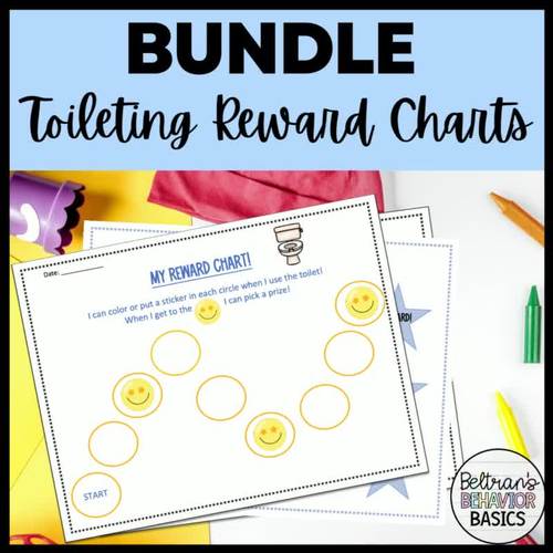 Bundle Toileting Printable Reward Charts by Beltran's Behavior Basics