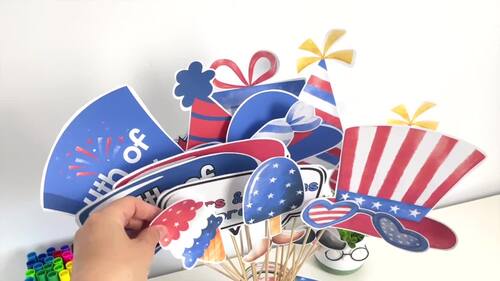 Constitution Day Photo Props + Photo Booth Decor, Bulletin Board ...