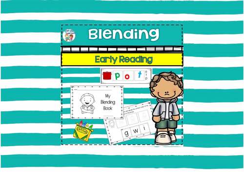 CVC Word Practice | Blending CVC Words | Kindergarten Word Work | TPT