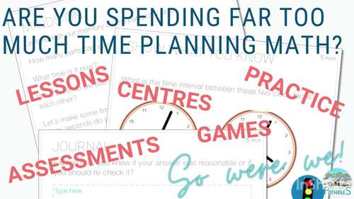 Measurement Unit - Elapsed Time - Ontario Math - UPDATED - Grade 4