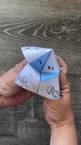 Parable of Unforgiving Servant, Fortune Teller, Bible Craft, Forgiveness