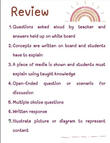 Lesson Planning Cheat sheets! by Teacheasy with Micky | TPT