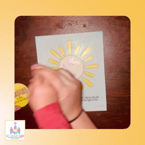 Light of the World Bible Craft | Kids Sunday School Activity, Jesus in ...