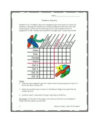 Digital Logic Puzzles Worksheets by Catch My Products | TpT