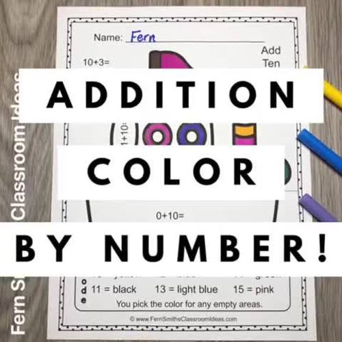 Color By Number Addition Transportation With Free Bonus Coloring Pages