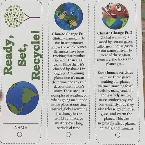 Earth Day Interactive Fan Graphic Organizer Research Activity Project ...