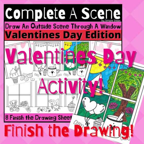 Finish the Drawing Art: Valentines Day Edition: Complete a Scene