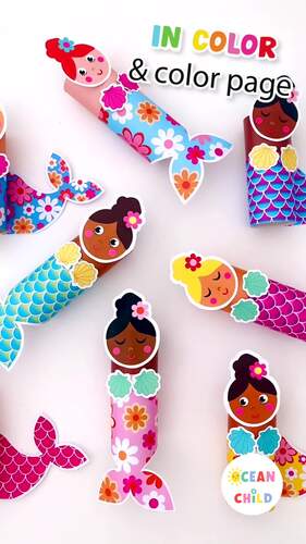 BIG Craft Printable Bundle for Summer, Fun Worksheets Low Prep Art ...