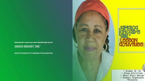 JAMAICA KINCAID'S "GIRL" [LESSON ACTIVITIES] by The Angry Teacher Store